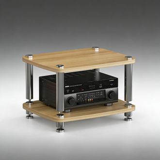 Generic HiFi Regal AV-Medienst&auml;nder Mit 1 Bis 4 Ebenen, HiFi-Lautsprecherbox Mit Vibrationsd&auml;mpfung, Aufbewahrungseinheit for Plattenspieler Und Spielkonsolen