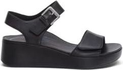Aetrex Ariel Sandales compensées avec sangle réglable, Noir, 38 EU