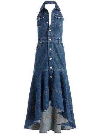 Alice & Olivia Juana Midikleid - Blau