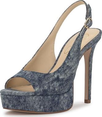 Jessica Simpson Sibilla pour femme, Bleu (Shadow), 38.5 EU