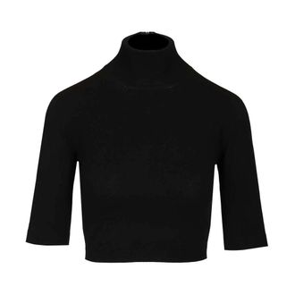 Max Mara Damen, Strickwaren, Schwarzk, SGr&ouml;&szlig;e