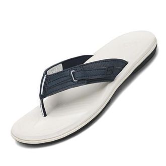 Saguaro Tongs d&eacute;t&eacute; pour homme - Pour piscine, plage, plage - Tailles 39 &agrave; 46, bleu fonc&eacute;, 45 EU