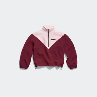 Canada Goose Tayen Fleece in Blockfarben mit Viertelrei&szlig;verschluss (Weiblich, Bloom Pink /Burnt Vermillion, M)