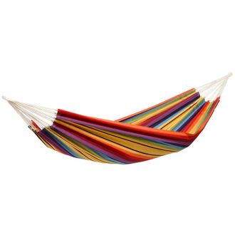 Amazonas Sandals Xl H&auml;ngematte Barbados Rainbow Tuchh&auml;ngematte Liegefl&auml;che ca. 230 x 150 cm - Amazonas