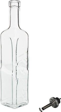 Pasabahce 80229 5,4 x Glas Öl Essig, 0,5 lt