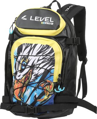 Level Freeride - Wanderrucksack Damen und Herren 25l, mit Elastischer Netz und Front Straps f&uuml;r Ski und Snowboard, Trekkingrucksack mit R&uuml;cken, Hiking Backp