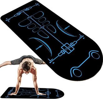 Generic Matte f&uuml;r Trainingsger&auml;te | Gro&szlig;e Matte f&uuml;r Fitness&uuml;bungen ab 5,25 x 2,3 ft | Herren Damen Mattes &Uuml;ben | Ger&auml;uschisolierung Feld Eigentum f&uuml;r den Roll