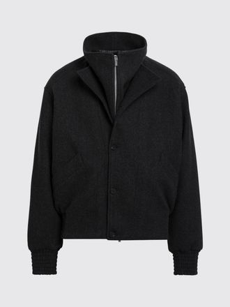 Jacquemus Manteau court Carrera en coton &agrave; col montant et coupe d&eacute;contract&eacute;e