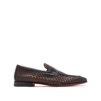 Santoni Stylische Loafers f&uuml;r M&auml;nner - - Shoes - Herren - Braun - 40 EU