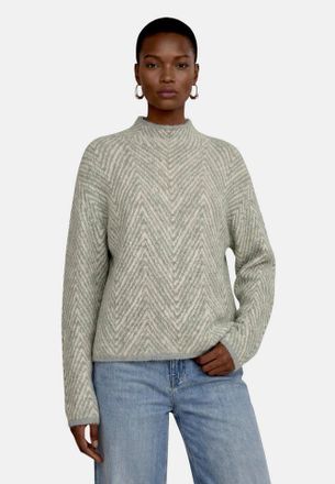 Zero Strickpullover Damen mit Muster (1-tlg) Material