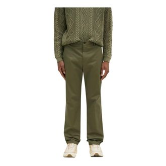Paul Smith Chinos mit flachem Bund - - Trousers - Herren - Gr&uuml;n - W36