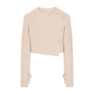 Courr&egrave;ges Femme, Vestes, Beige, Taille: 40 FR Blazers
