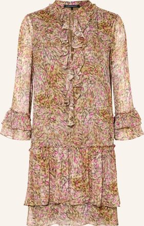 Luisa Cerano Luisa Cerano Kleid Mit R&uuml;schen Und Volants rosa