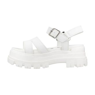 Buffalo Stylische Flache Sandalen - - Shoes - Damen - Wei&szlig; - 39 EU