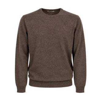 KANGRA Pull &agrave; col rond - Homme - Pulls - Brun - Taille: XL