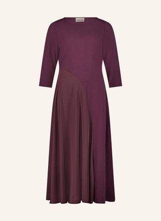 Cartoon Cartoon Kleid Im Materialmix Mit 3/4-Arm rot
