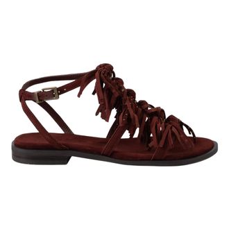 Ash Ash, Femme, Chaussures, Brun, Taille: 39 EU Panic Flat Sandal