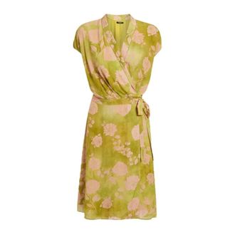 Marciano Sierra Bedrucktes Kleid - - Dresses - Damen - Gr&uuml;n - M