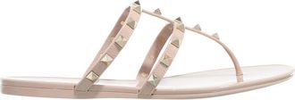 Valentino Garavani Slipper & Pantoletten - Thong Summer Rockstud - Gr. 36 (EU) - in Gold - für Damen