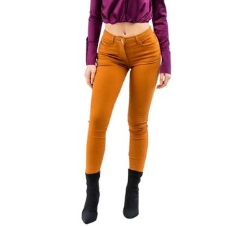 Patrizia Pepe Femme, Jeans, Brun, Taille: W26 Spicy Jeans