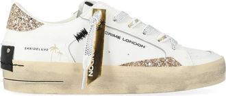 Crime London Femme, Chaussures, Blanc, Taille: 38 EU Sk8 Deluxe Tequila Night