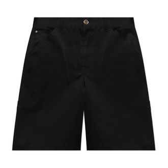 Versace Gabardine Cargo Shorts - - Shorts - Herren - Schwarzk - L