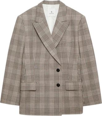 Anine Bing Femme, Vestes, Brun, Taille: 40 FR Aretha Blazer