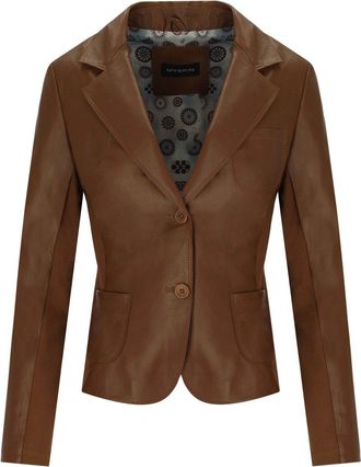 MySkin BLAZER &Agrave; SIMPLE BOUTONNAGE BASIC MARRON MYSKIN