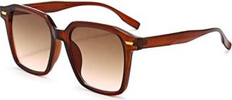 Generic Lunettes de soleil tendance 2025 pour hommes et femmes lunettes de soleil grand cadre extérieur été plage pare-soleil lunettes de soleil décoratives (