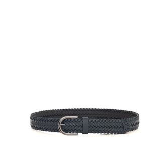 HUGO BOSS Homme, Accessoires, Bleu, Taille: 120 CM Roul-Wnl Ceinture Tress&eacute;e