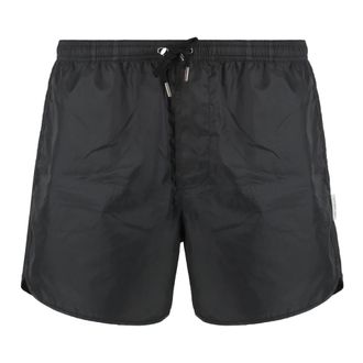 Neil Barrett Mesh-gef&uuml;tterte Badeshorts mit Taschen - - Swimwear - Herren - Schwarzk - XL