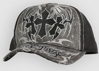 Affliction Cauterized Stone Cap black potassium spray