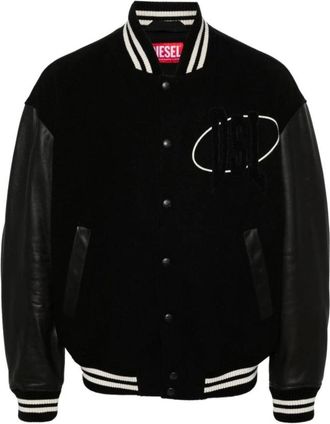 Diesel Homme, Vestes, Noir, Taille: L Bomber Jacket