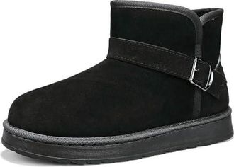 Generic NYSBH Bottes de neige dhiver pour homme et femme avec fond &eacute;pais et moelleux - Bottes confortables en fourrure - Chaussures antid&eacute;rapantes en coton, 8