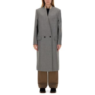 Moschino Cappotto - - Coats - Damen - Grau - S