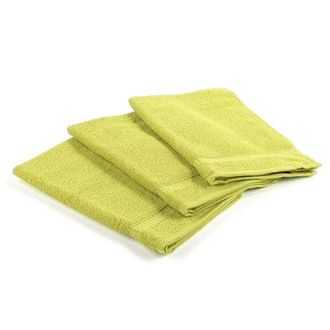 Caleffi Serviette de Bain 2 Pièces en 100% Coton Eponge - 1 Serviette Toilette 50x100 cm + 1 Serviette Visage 40x60 cm, Douce et Ultra Absorbante - Serviettes