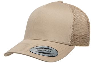 Yupoong Herren Yp Classics 5-Panel Retro Trucker Cap Hut, Khaki, Einheitsgr&ouml;&szlig;e