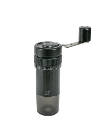 Peugeot Moulin &agrave; Caf&eacute; Manuel Presto - 6 R&eacute;glages de Moutures uSelect - M&eacute;canisme en Acier - Design &Eacute;l&eacute;gant et Intuitif - Coloris Noir Mat