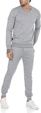 Red Bridge Ensemble de sport Sportswear Pantalon Sweater avec col rond Jogger-Set Combinaison Gris S