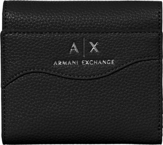 A|X Armani Exchange Femme, Accessoires, Noir, Taille: ONE Size Wallet