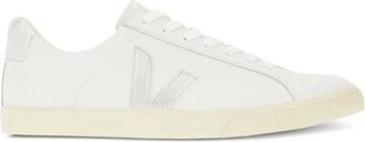 Veja Femme, Chaussures, Blanc, Taille: 40 EU Esplar Logo Leather Baskets