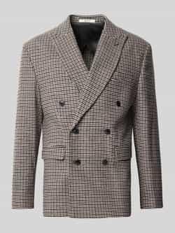 Selected Regular Fit Longline Sakko aus Schurwolle mit Schulterpolstern