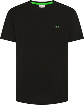 Sun 68 Homme, Tops, Noir, Taille: 3XL Pique S/S T-shirt
