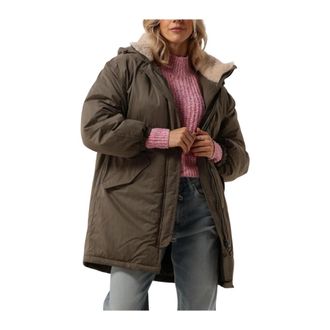Another Label Gr&uuml;ne Stepp-Parkajacke - - Coats - Damen - Gr&uuml;n - XS