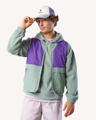 Faguo Veste sans manches vert clair
