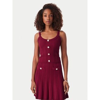 Guess Top W6YR25 Z0972 Dunkelrot Slim Fit