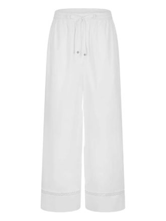 Shanghai Tang pantalon à coupe droite - Blanc