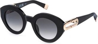 Furla Femme, Accessoires, Noir, Taille: 48 MM Sfu987 Lunettes de soleil