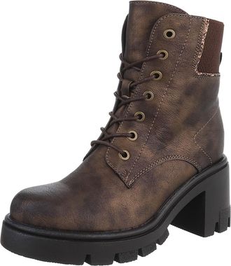 Ital-Design Schnürstiefelette