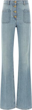 Valentino Garavani Femme, Jeans, Bleu, Taille: W27 Pantalon en denim